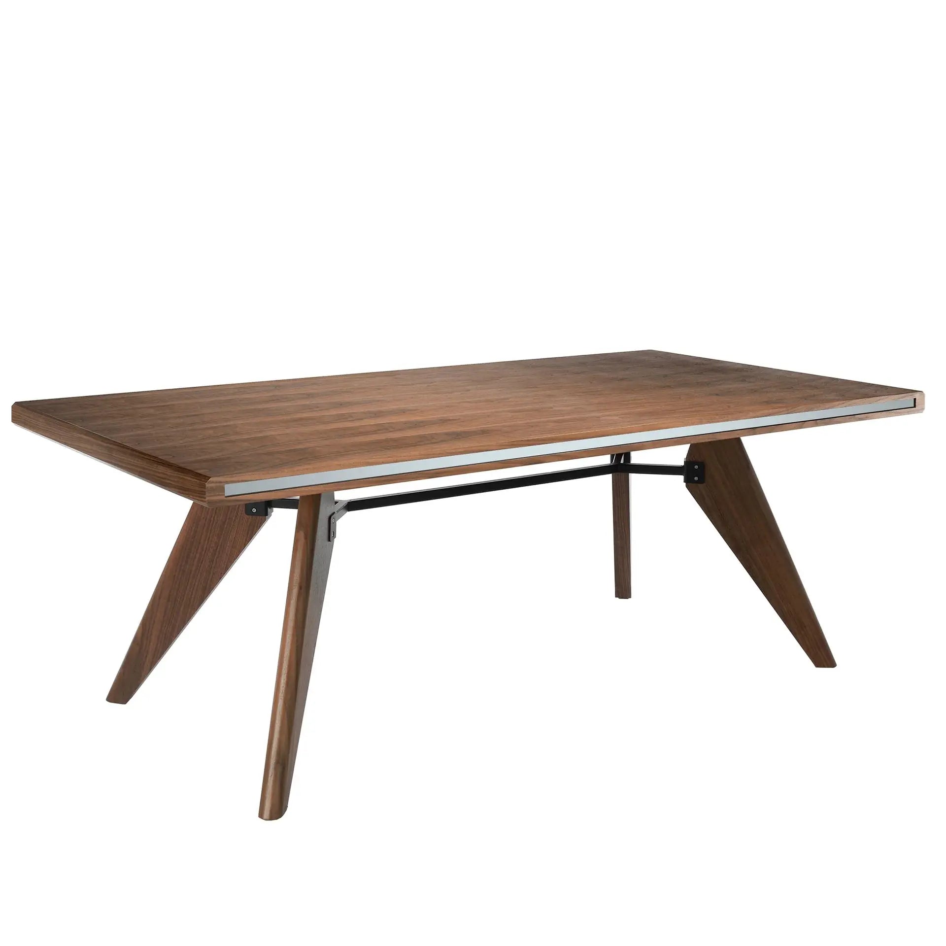 Rectangular walnut and walnut dining table – LAZADO